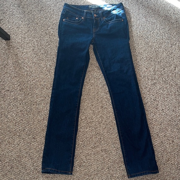 Seven7 | Jeans | Seven Dark Blue Wash Straight Jeans Size 25 Excellent ...